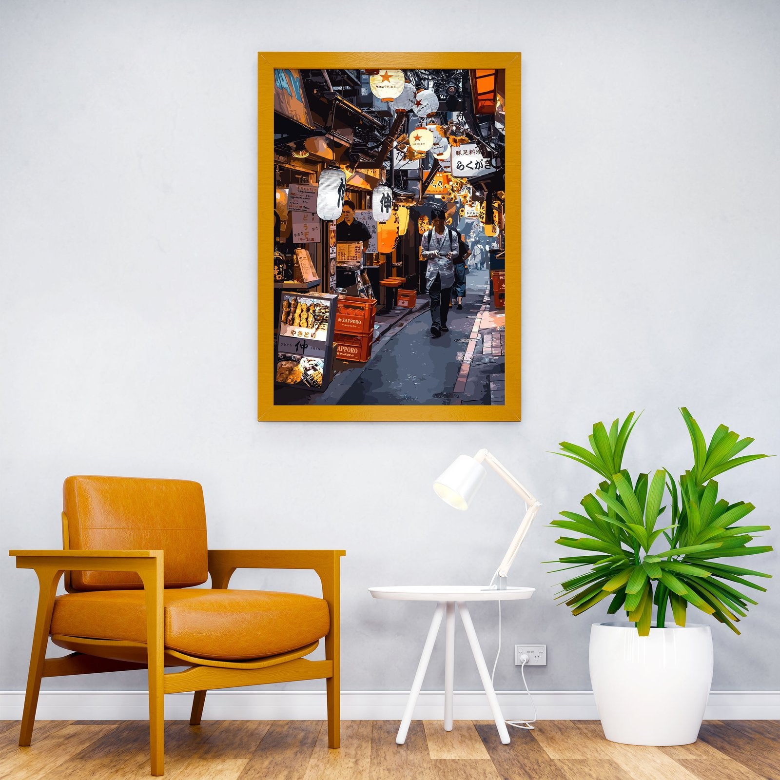 Asian Traditional Market Poster | Asian Style Wall Art - Multiple Sizes ...
