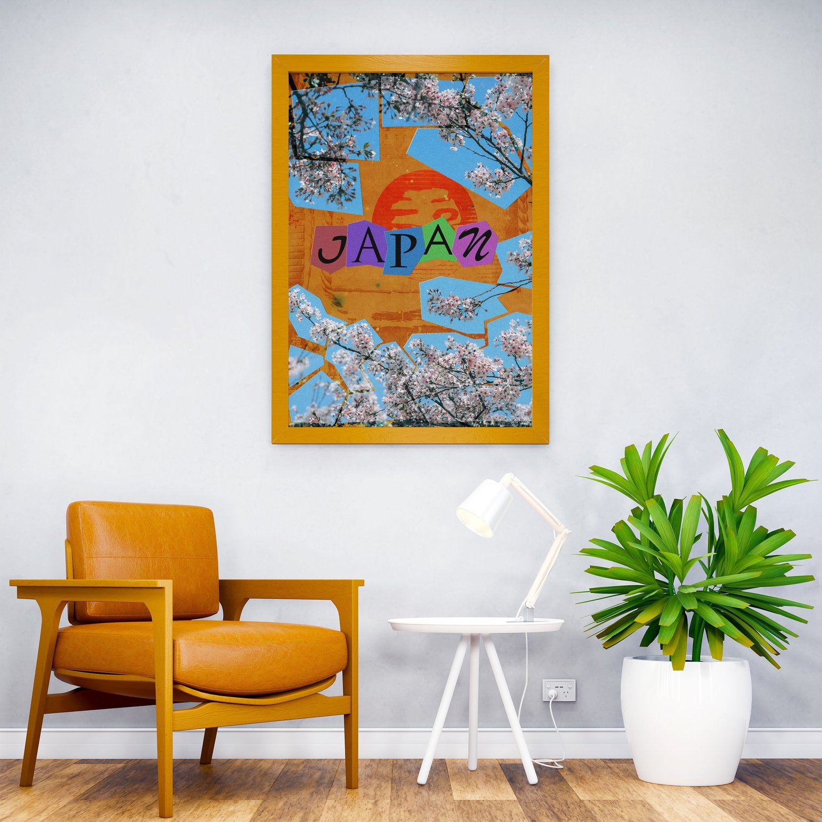 Japan Collage Art | Asian Style Wall Art - Multiple Sizes Available ...