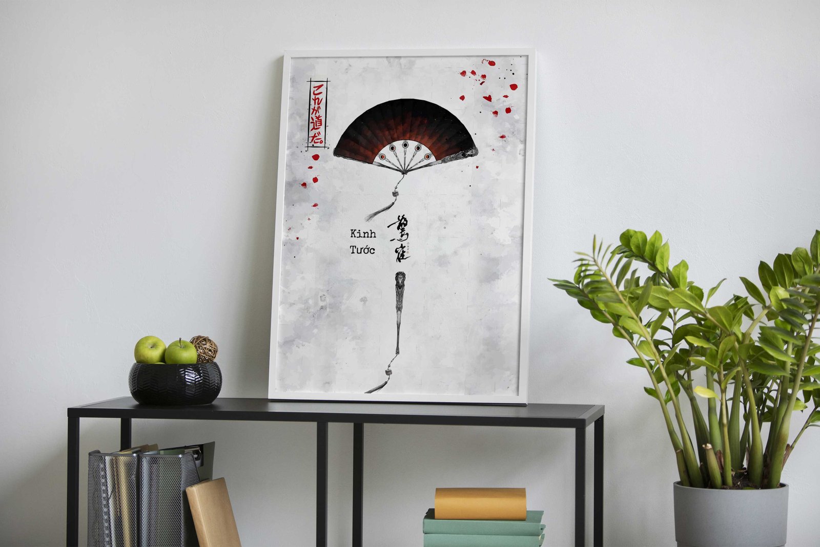 Japanese Folding Fan Art | Asian Style Wall Art - Multiple Sizes ...