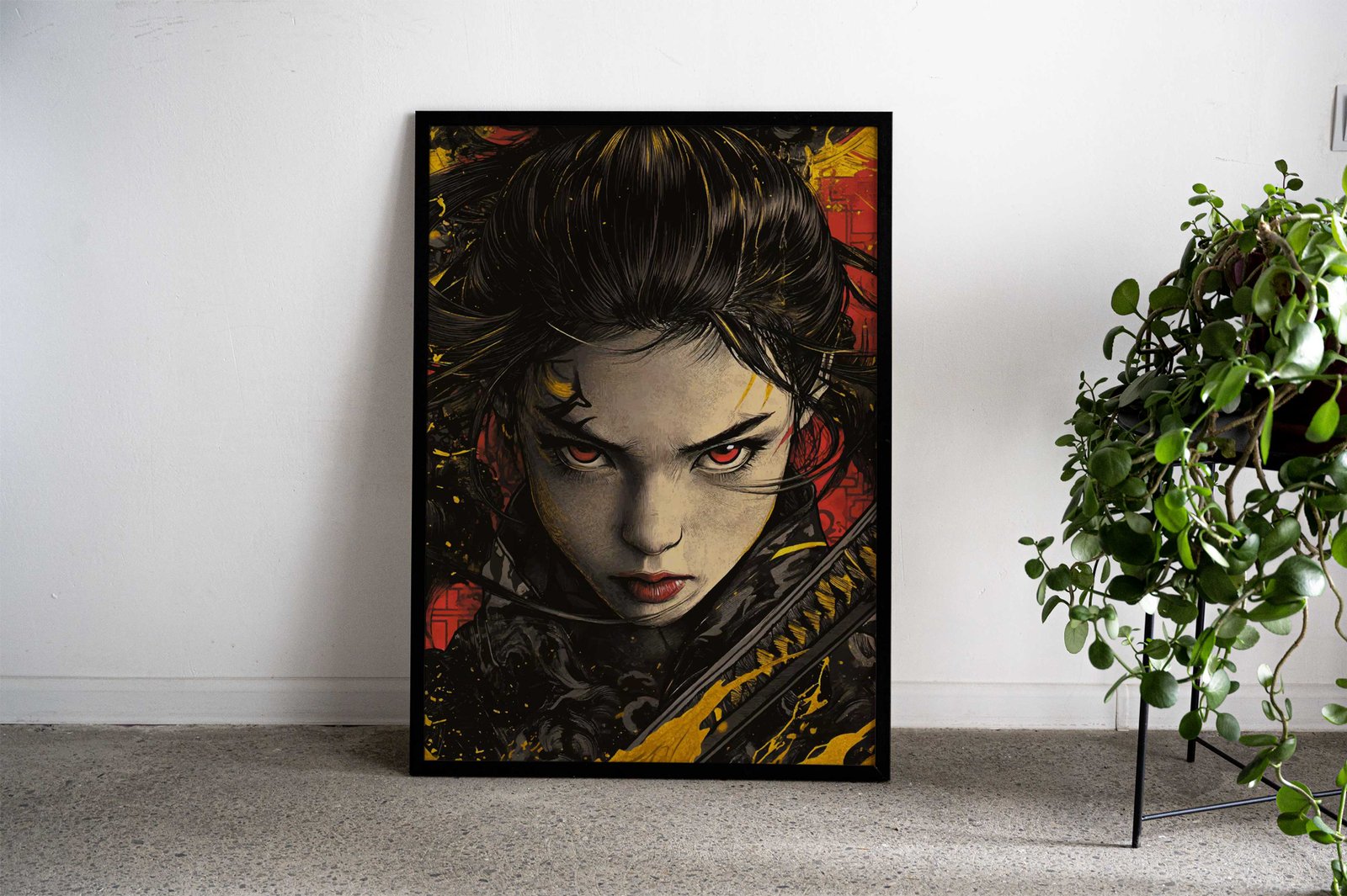 Samurai Kyoshi Poster | Asian Style Wall Art - Multiple Sizes Available ...