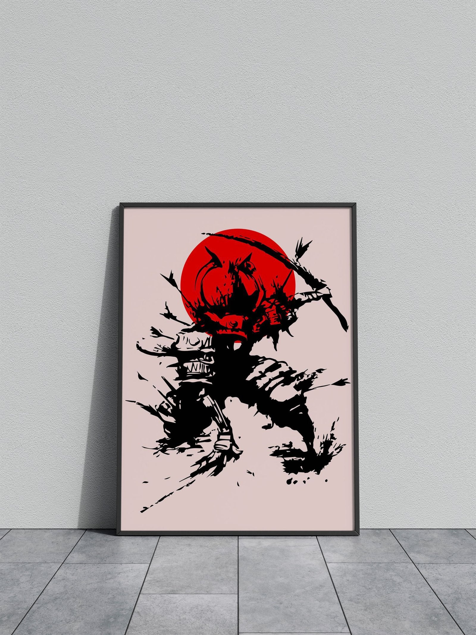 Samurai Sword | Asian Style Wall Art - Multiple Sizes Available ...