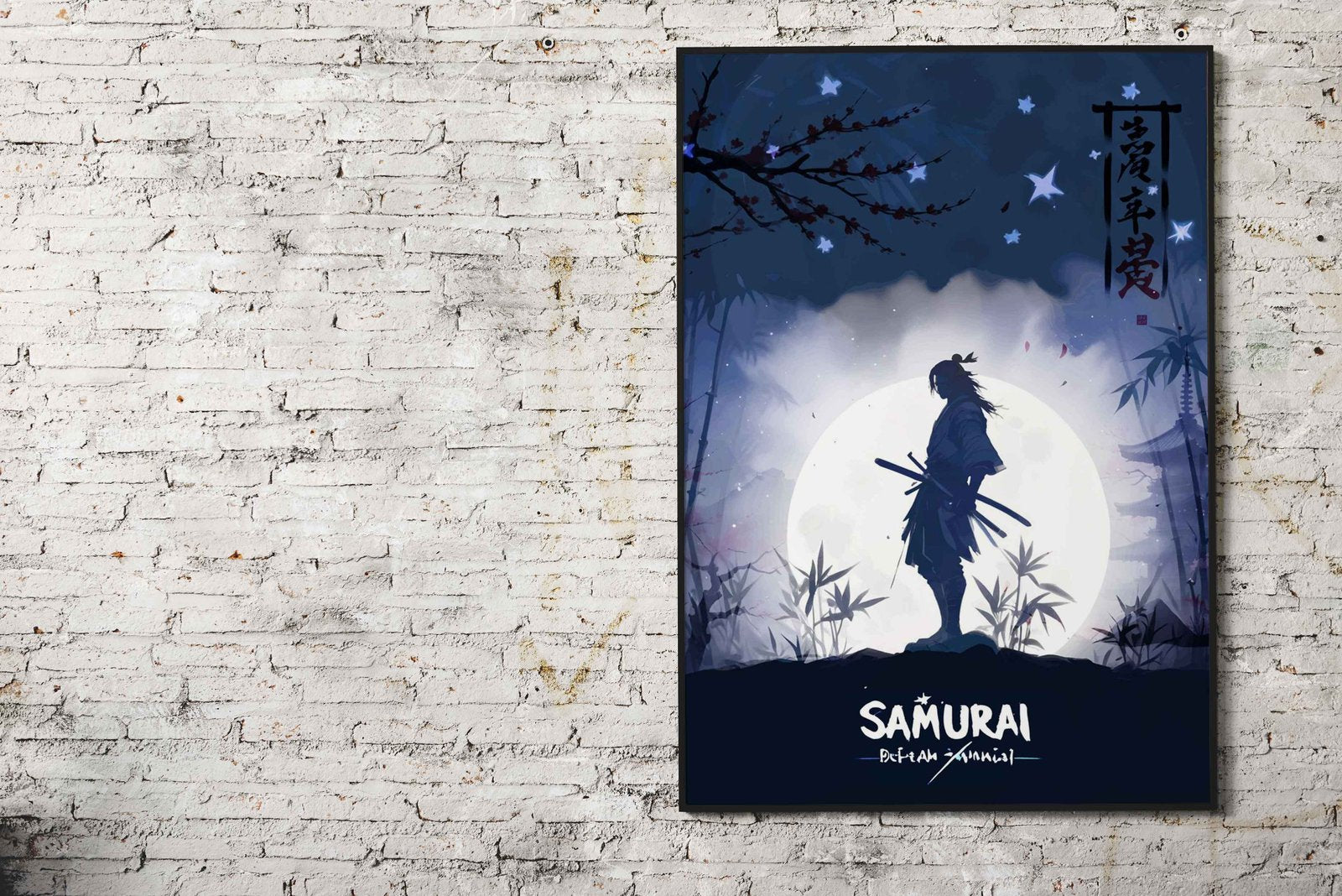 Samurai Warrior Art | Asian Style Wall Art - Multiple Sizes Available ...