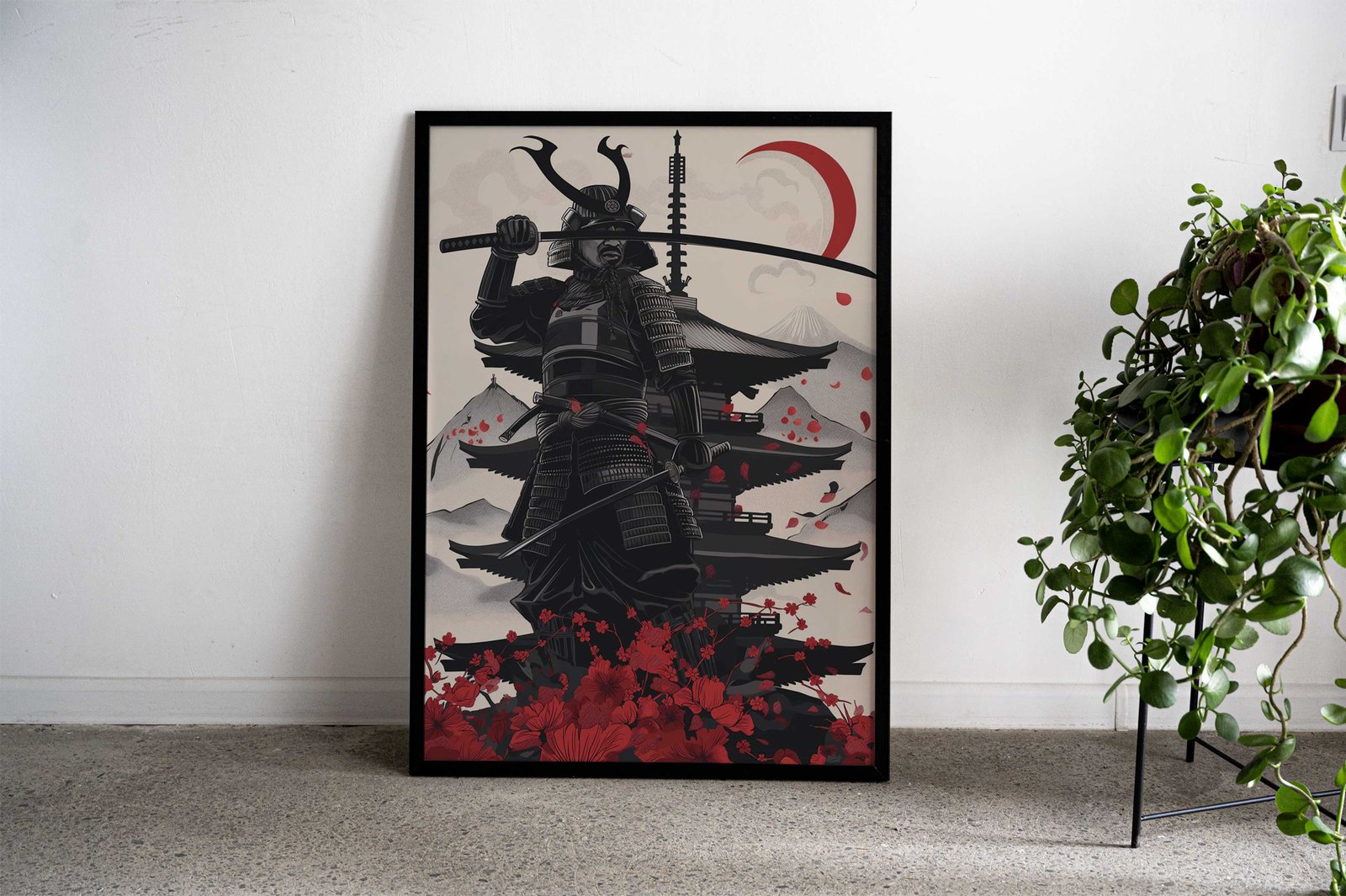 Samurai Warrior III | Asian Style Wall Art - Multiple Sizes Available ...