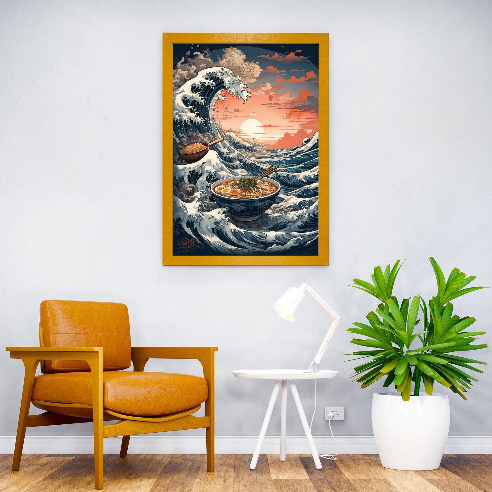 Tsunami Ramen | Asian Style Wall Art - Multiple Sizes Available ...
