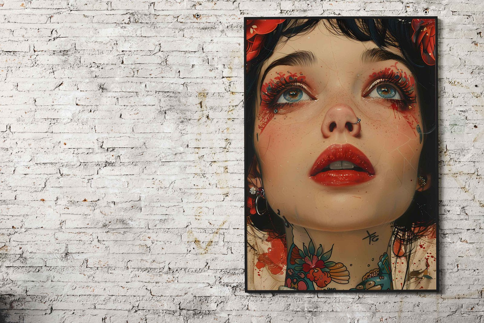 Vintage Asian Girl Poster | Asian Style Wall Art - Multiple Sizes ...
