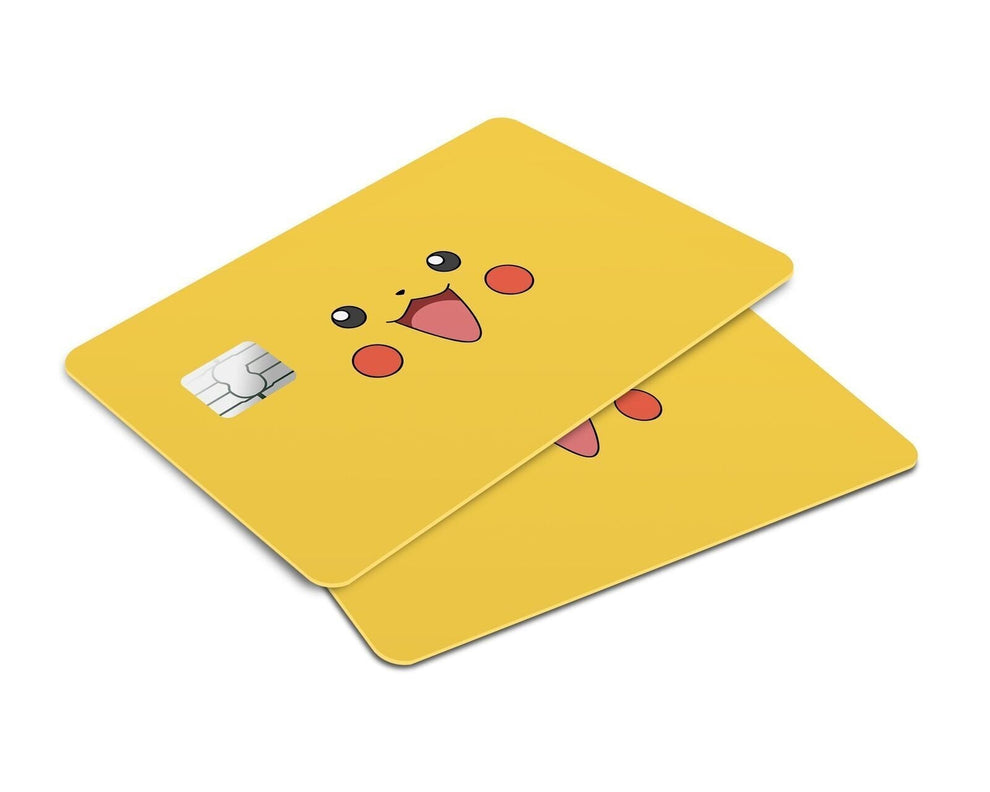 Pikachu Face Pokemon Card Skin Credit Card Skin | Vinyl Wrap | Di ...