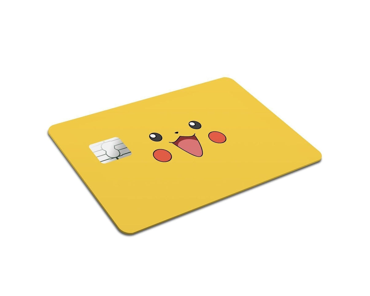 Pikachu Face Pokemon Card Skin Credit Card Skin | Vinyl Wrap | Di ...
