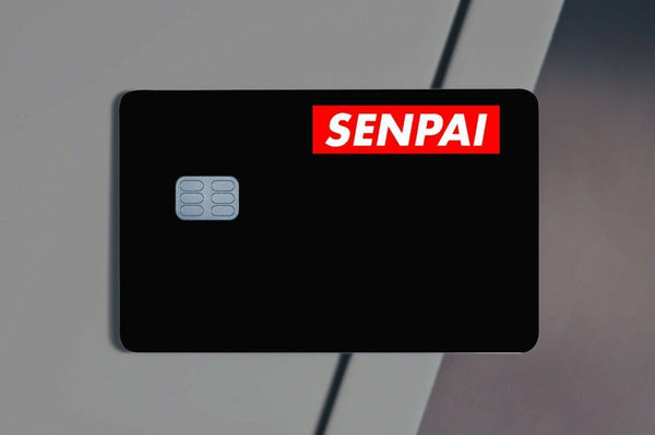 Senpai Anime Credit Card Skin – Wonderwallsboutique